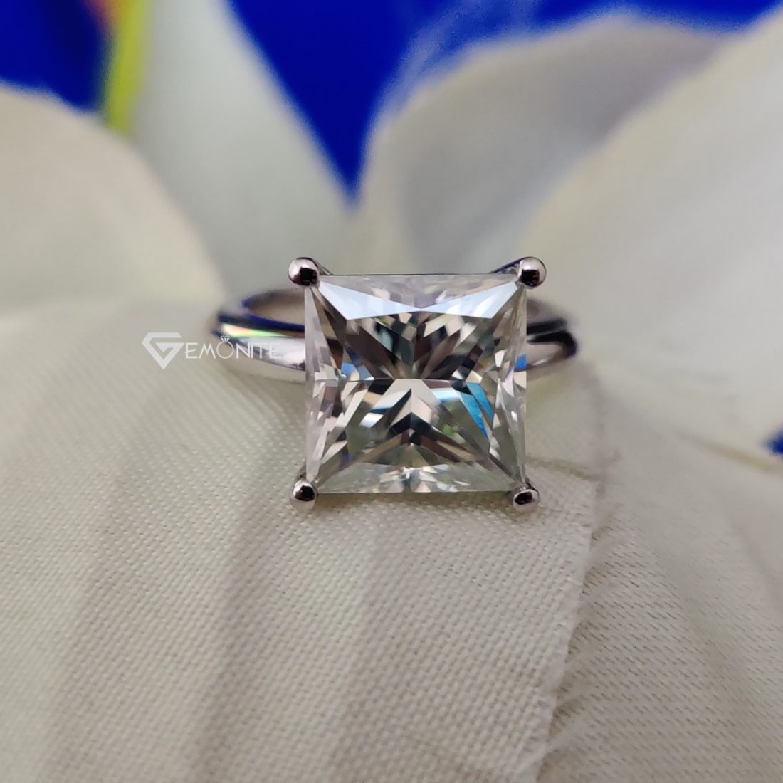 Moissanite Engagement Ring, Earring and Gemstone - Gemonite